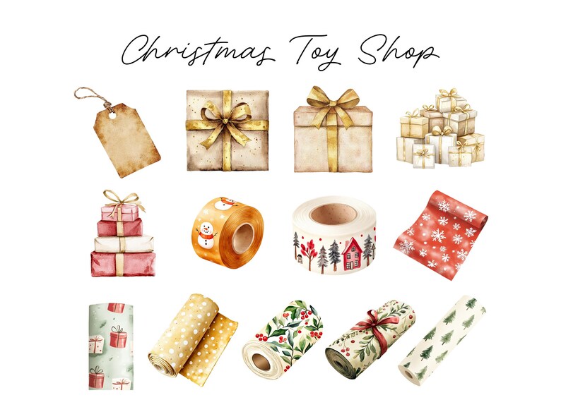 Christmas Toy Shop Clipart | Santa Workshop & Elf Factory, North Pole ...