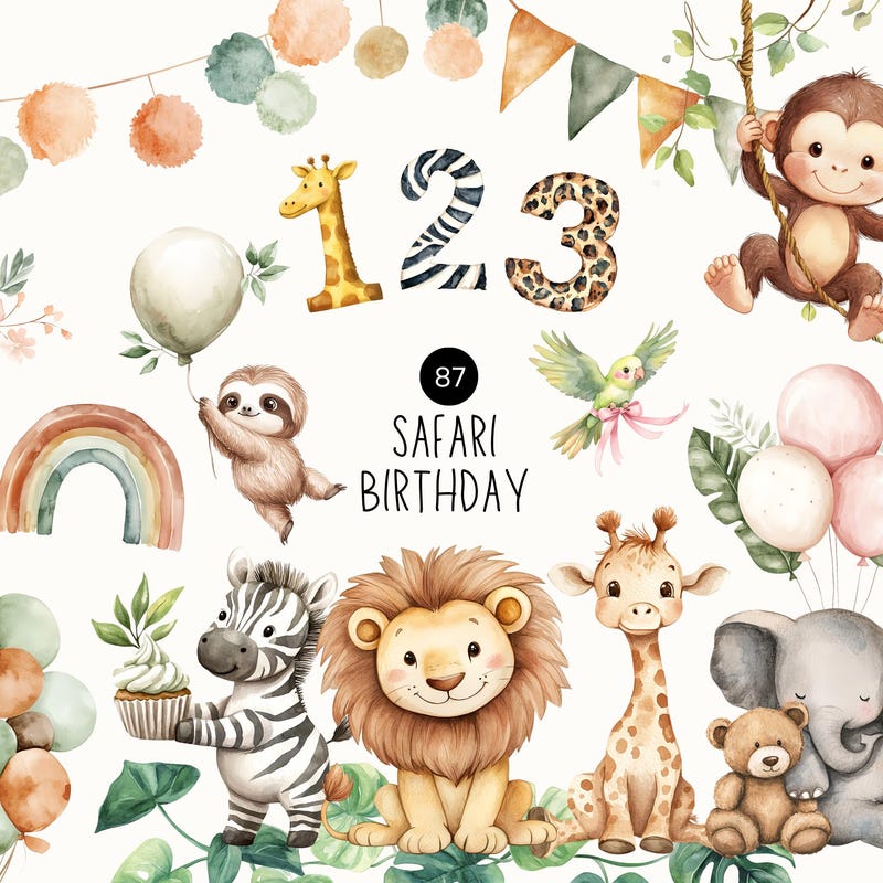 Jungle Animals Wood Art - Etsy UK