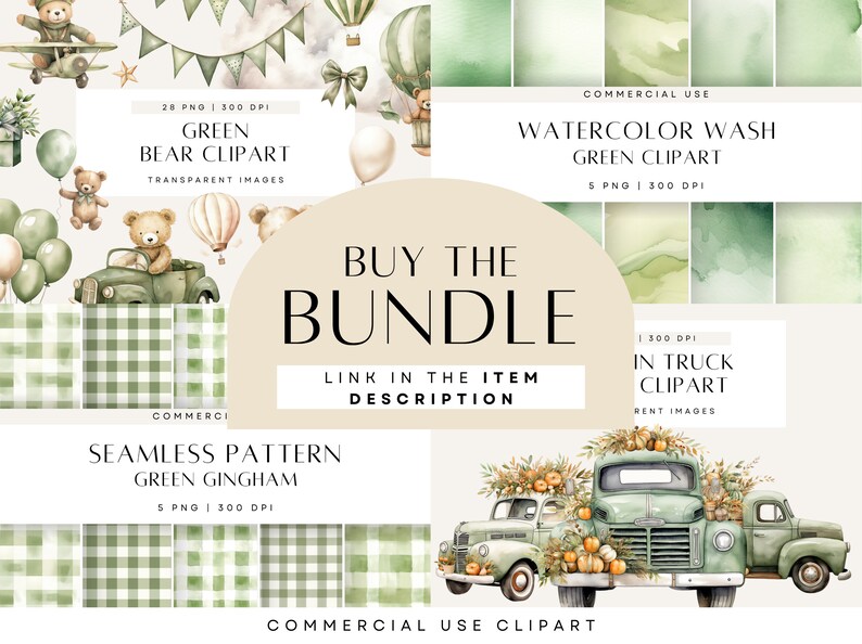 Gingham Green and White Texture Clipart, Check Backgrounds, Seamless ...