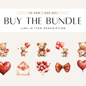 Valentine Teddy Bear Clipart, Bear Holding Heart, Vintage Teddy Bear ...