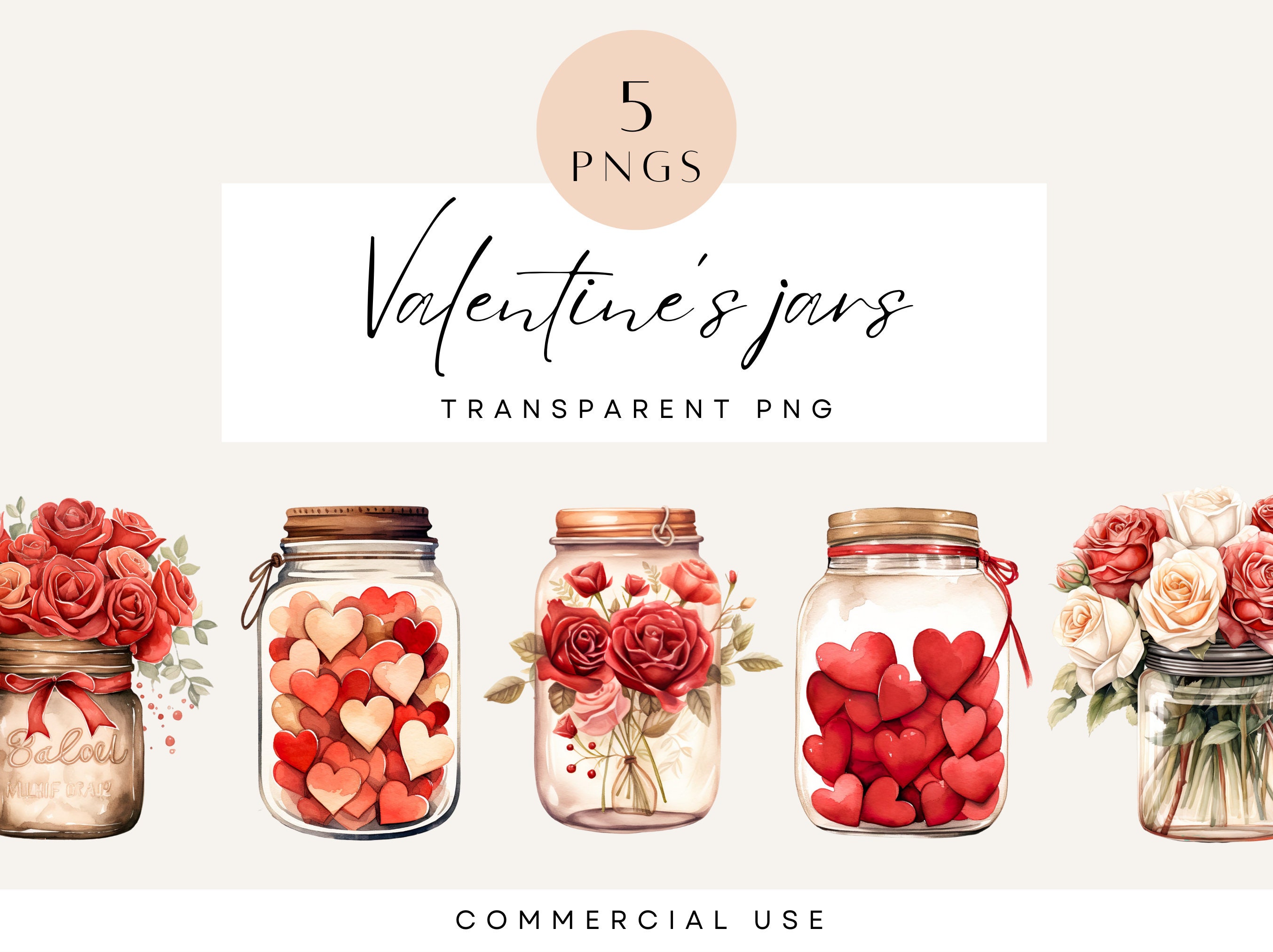 Valentine Rose Clipart Valentines Day Clip Art Red Roses - Etsy