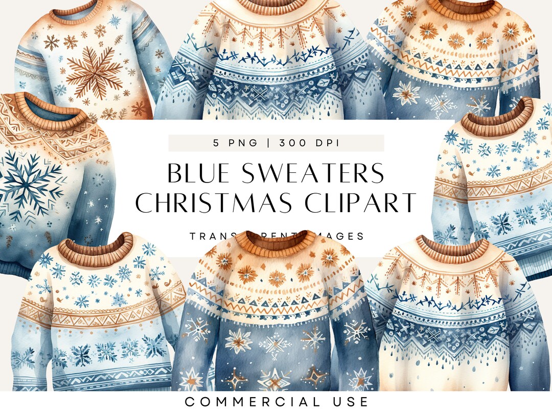 Christmas Jumper Clipart, Christmas Jumper Day, Preppy Christmas ...