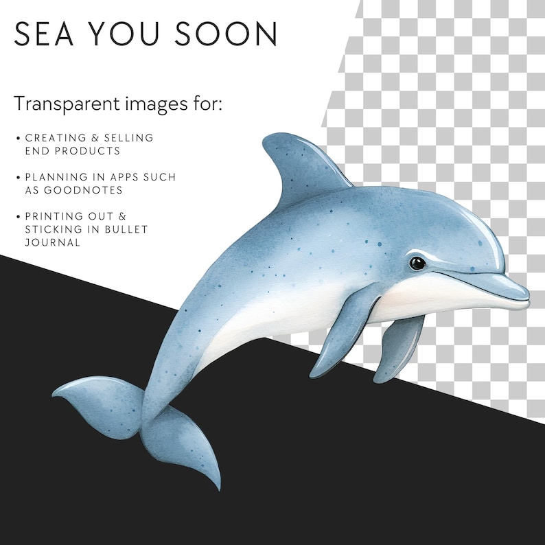 Sea You Soon Clipart | Watercolor Baby Shower Coastal PNG Beach Baby ...