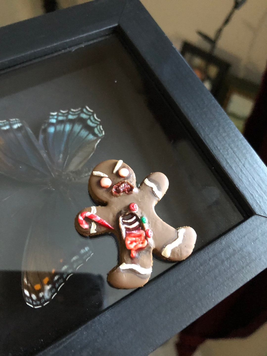 Gingerbread Gingerdead Man Zombie Christmas Pendant or Ornament See ...