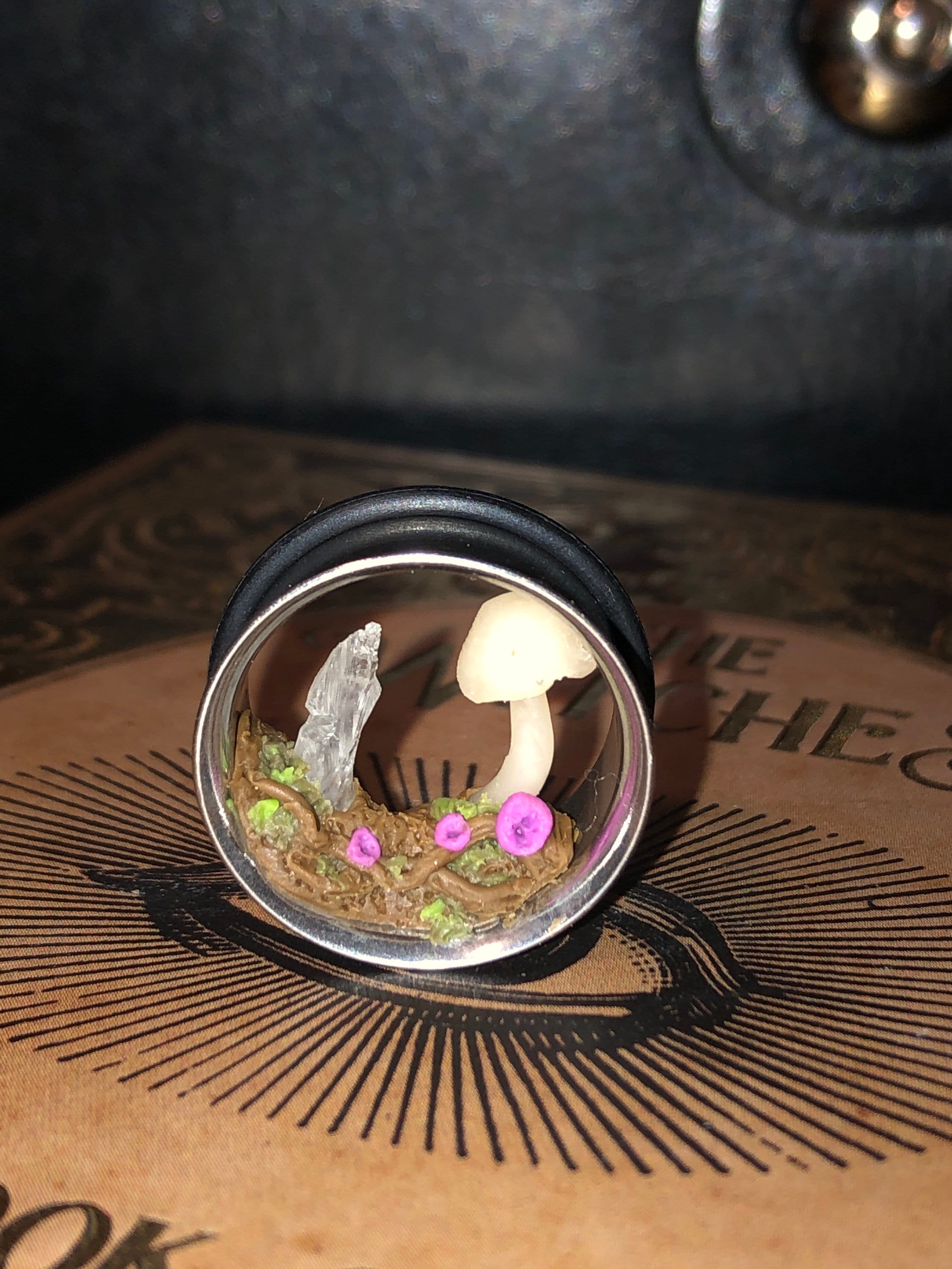 22mm Custom Tunnels Double Flare Steel You Choose the Design - Etsy