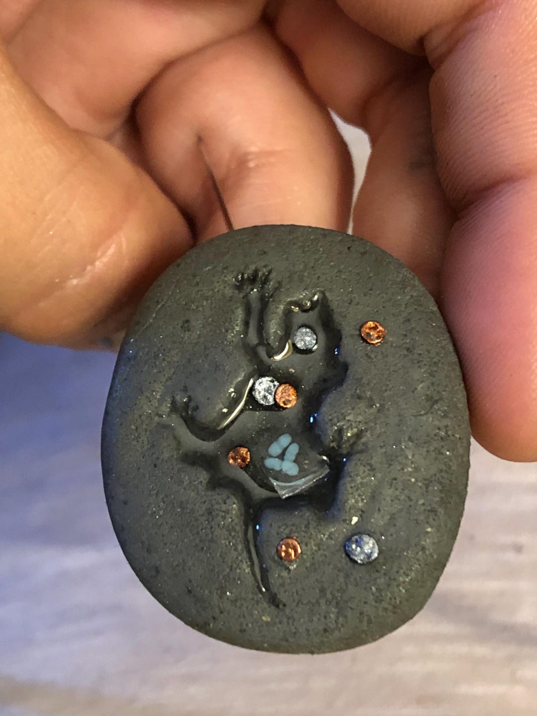 Hand Sculpted Chicago Rat Hole Pendant or Pin Complete With Coins. See ...