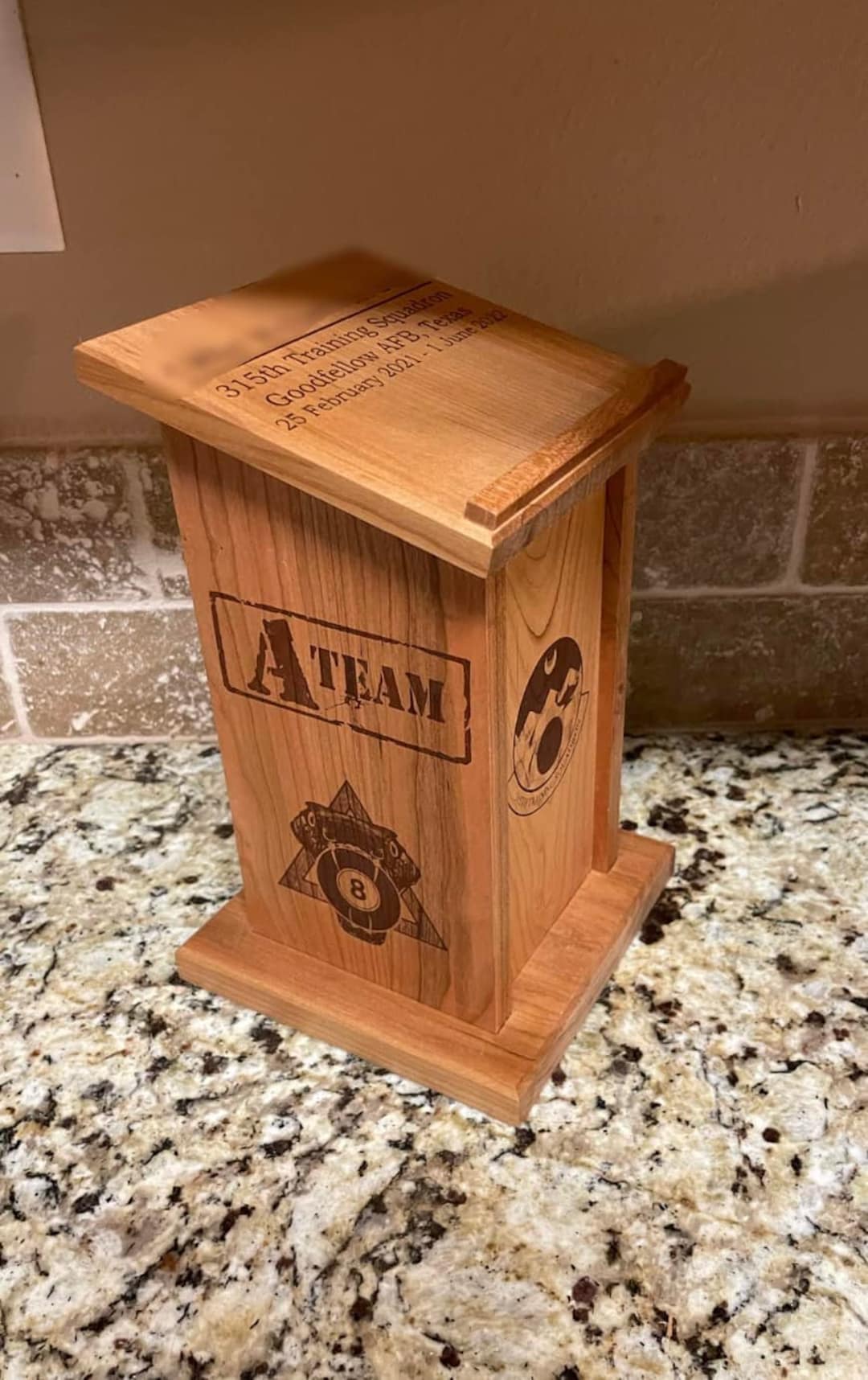 Large Sized Instructor Podium Award Farewell Gift - Etsy