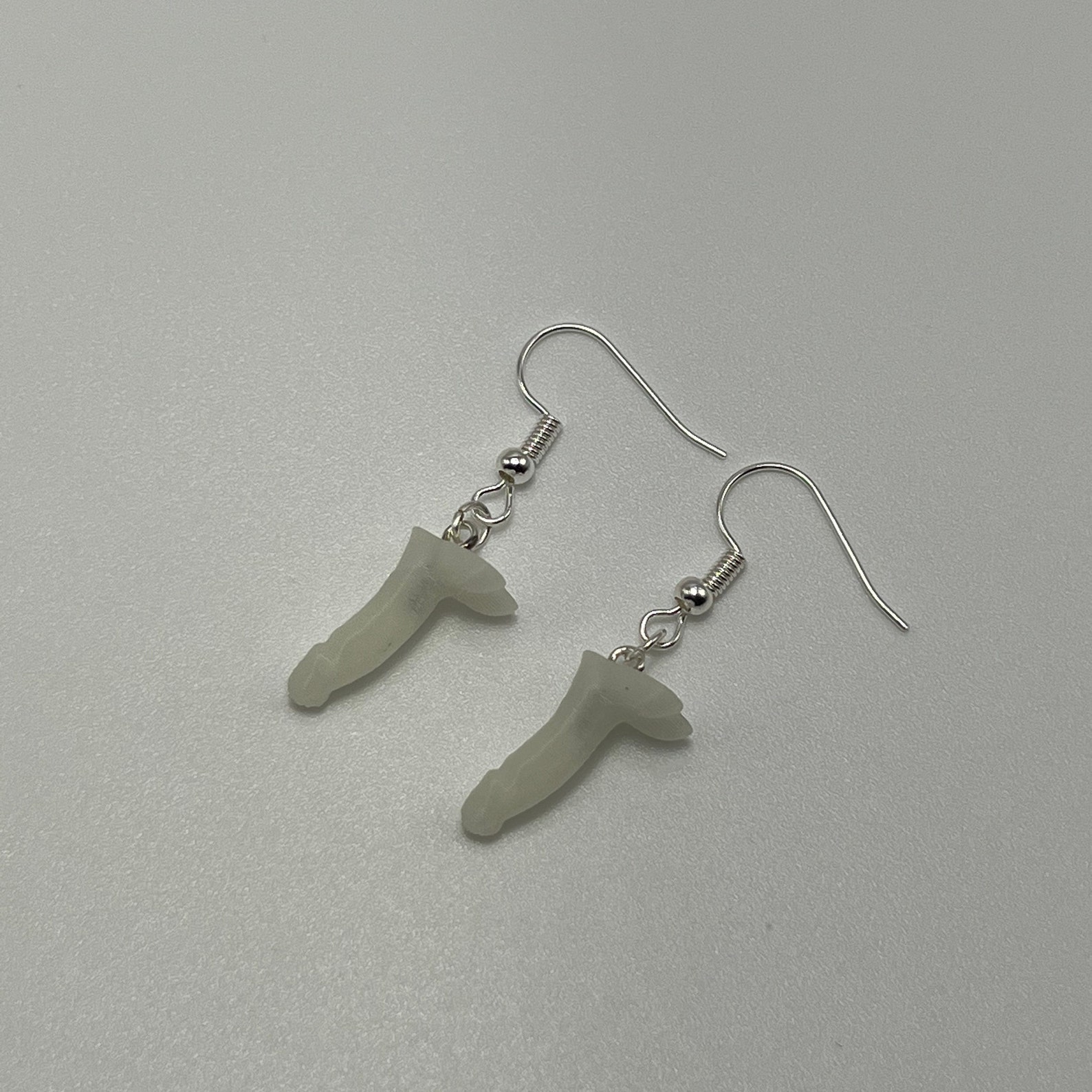 Glow in the Dick Glow in the Dark Novelty Penis Earrings - Etsy