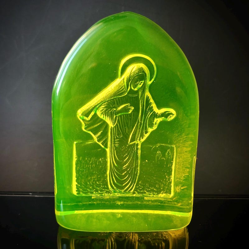 Rare Vaseline Glass - Etsy