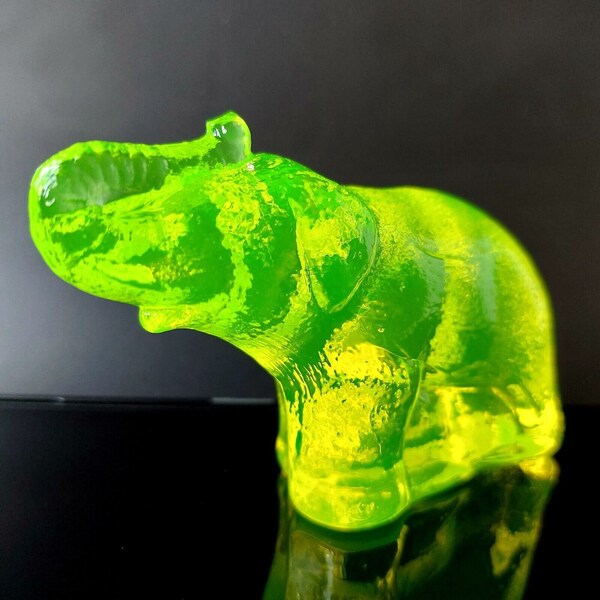 Uranium Glass Statues - Etsy
