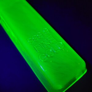 Uranium Glass Ingot Vaseline Yellow Glass Figurine Bar Art Deco - Etsy