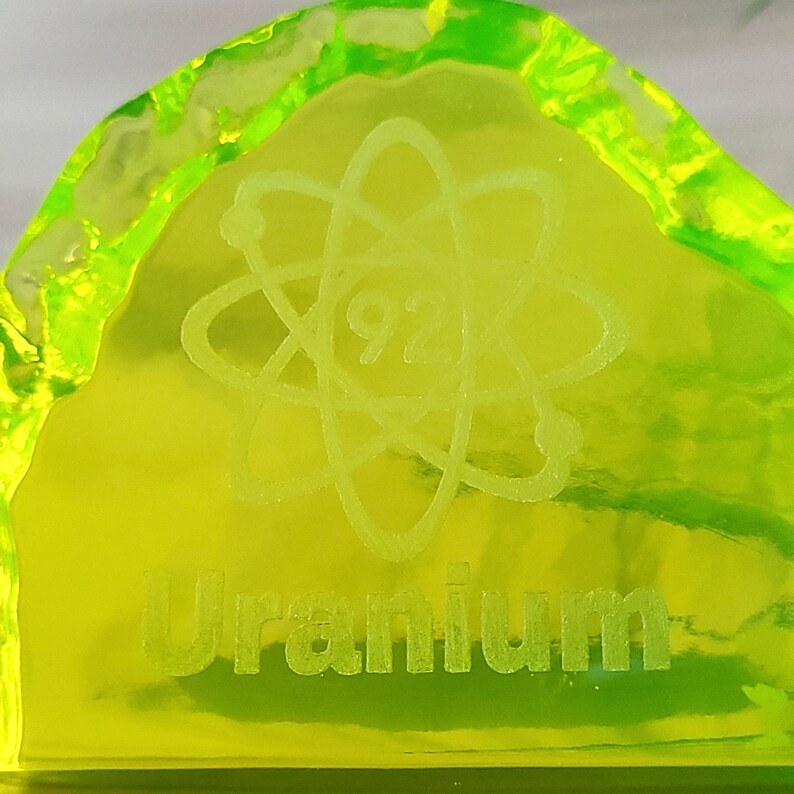 Uranium Glass Figurine: Vaseline Yellow Glass Statuette Collectible Art ...