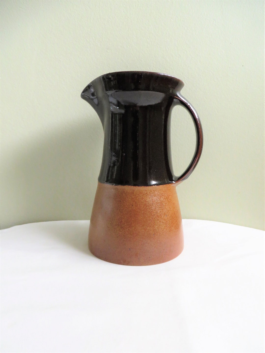 Art Pottery Jug, MCM Pitcher, 8 Tall Sial Hors Serie Quebec Vintage ...