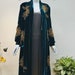 Long Silk Velvet Duster With Hand Embroidery – Long Cardigan Jacket ...