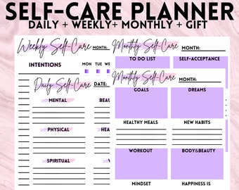 Printable Daily Planner, Printable Weekly Planner, Printable Monthly ...