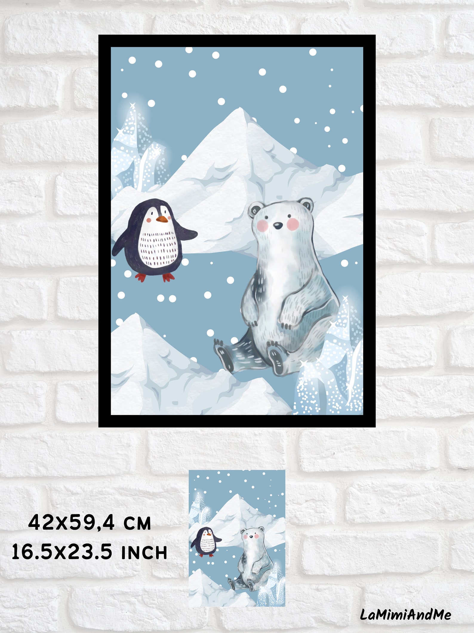 Set 3 Posters for Kids Hello Winter Pdf, Printable Winter Poster for ...