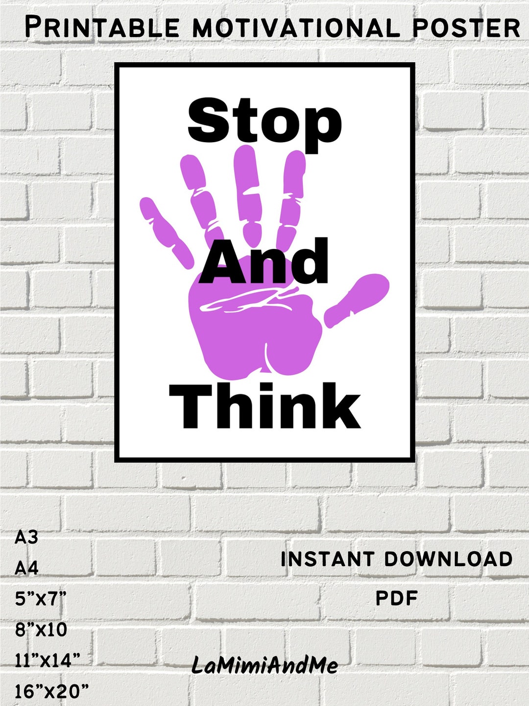 Buy Motivational Poster to Print PDF, A3 Size Motivational Poster ...