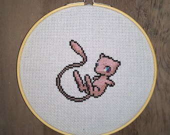 Mew Cross Stitch - Etsy