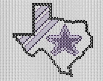 Dallas Texas Temple Cross Stitch Pattern LDS Temple Cross Stitch PDF ...