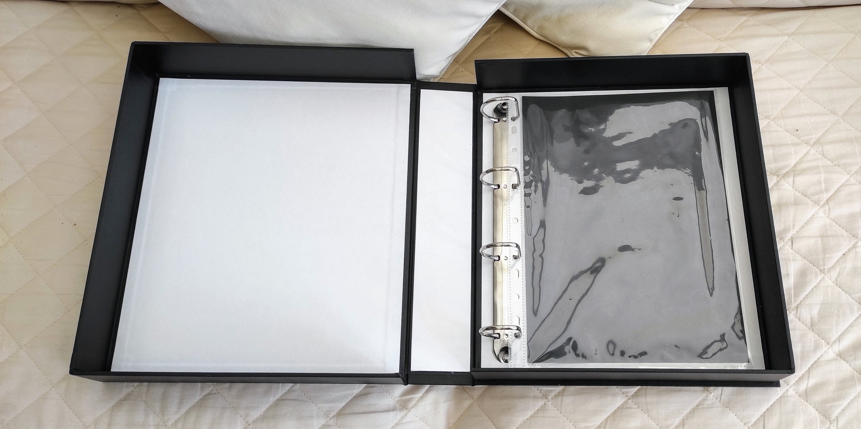 A4 / A3 Ring Binder Box Box Binder Solander Box Clamshell Box Ring ...