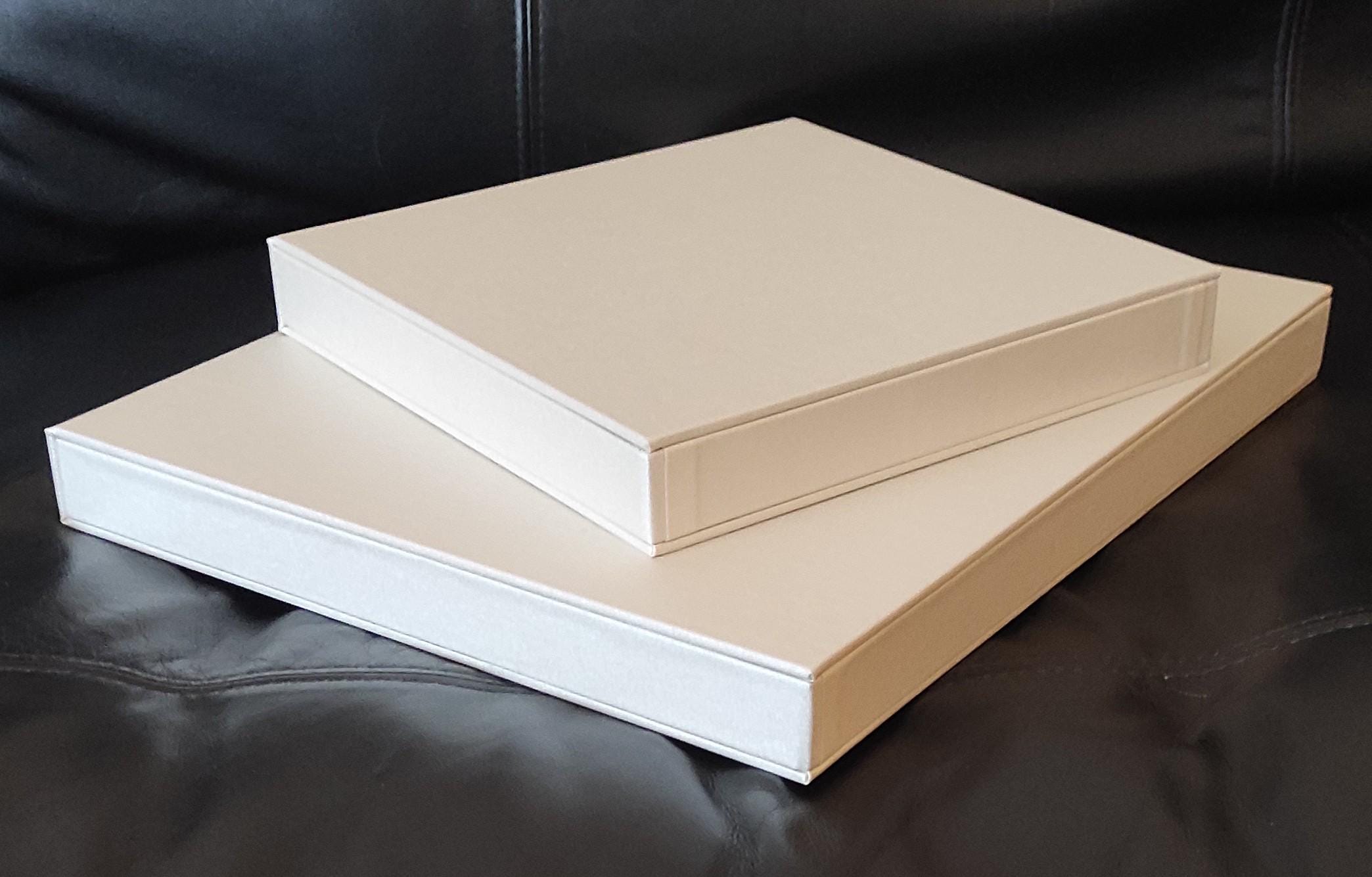 Handmade Black Buckram Clamshell Portfolio Box - Photographic Archival ...
