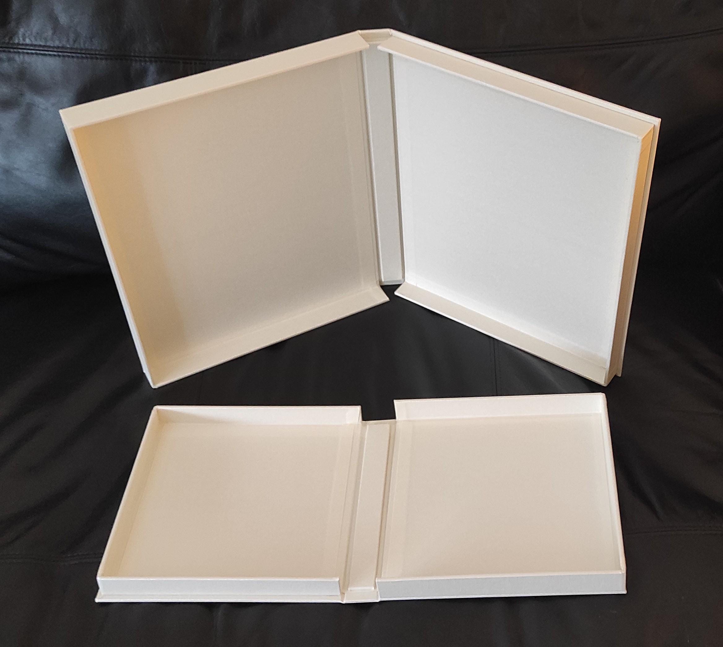 Handmade Black Buckram Clamshell Portfolio Box - Photographic Archival ...