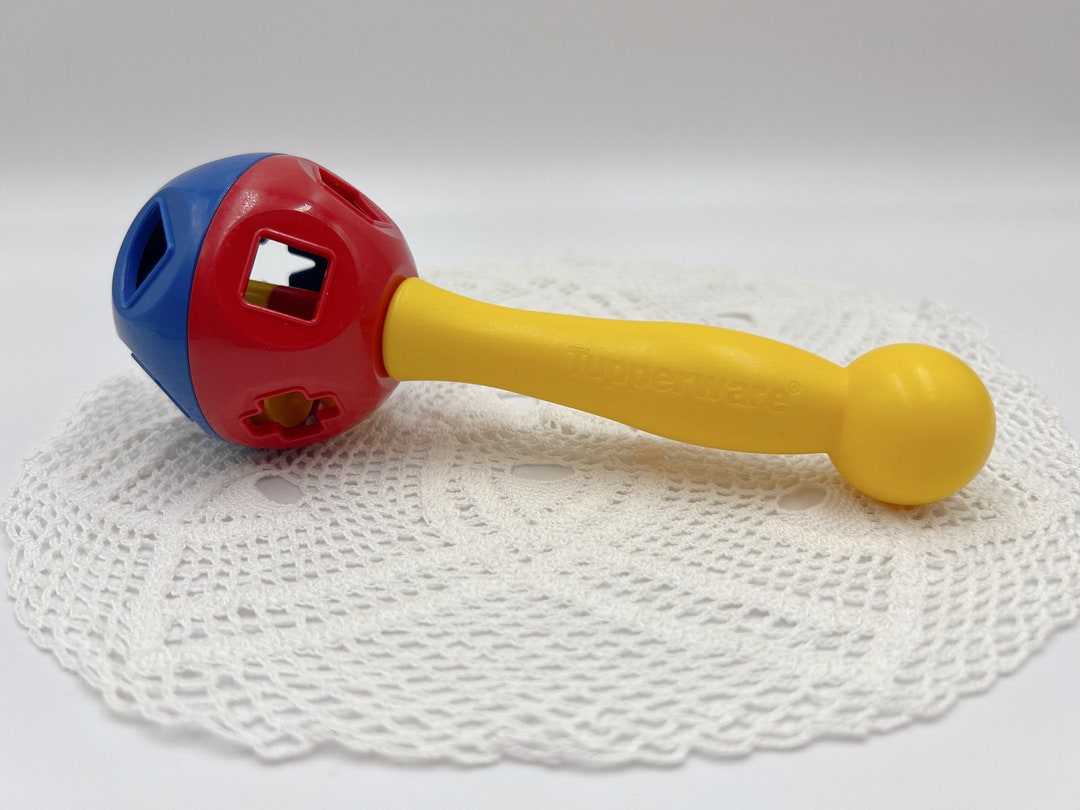 Tupperware Shape-o Maraca With Shapes Inside COLLECTIBLE ONLY Not A ...