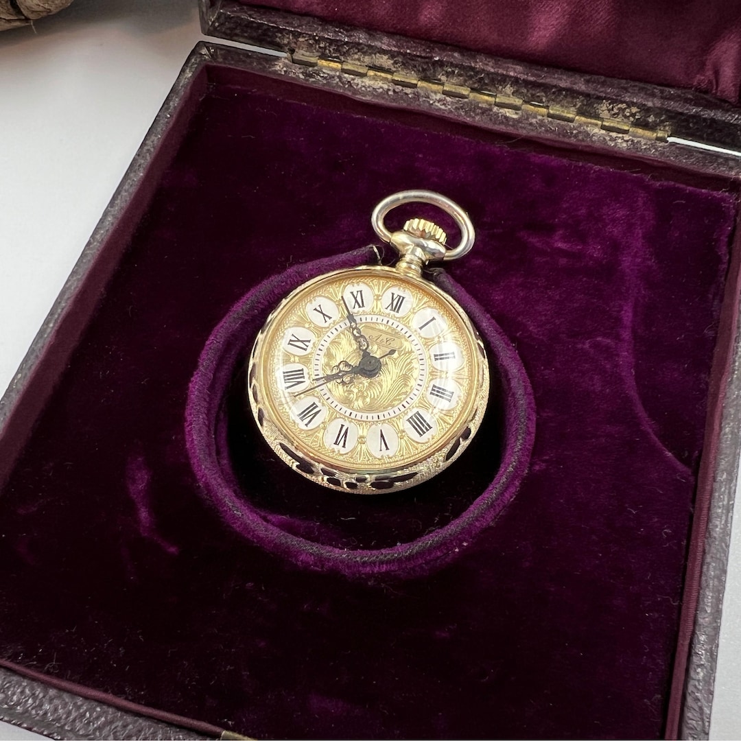 Vintage Angus & Coote Mini Pocket Watch / Pendant • Mechanical • 17 ...
