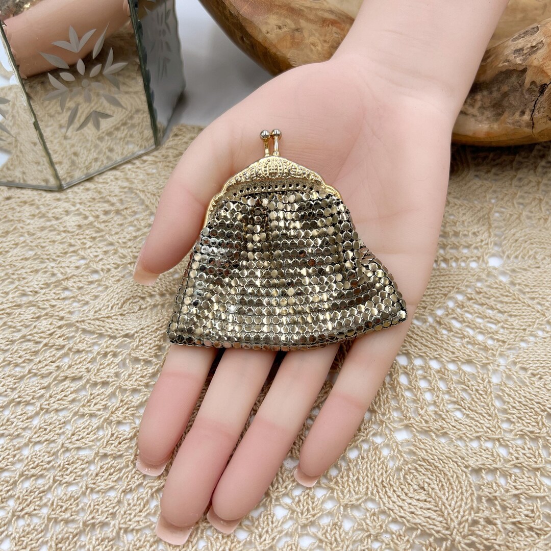 The Tiniest GLOMESH Coin Purse EVER! Smallest Genuine Gold Glo-mesh ...