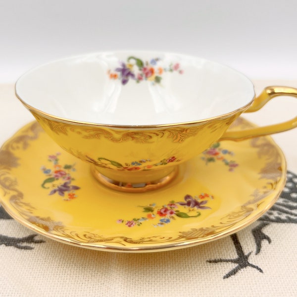 Yellow Tea Cup - Etsy