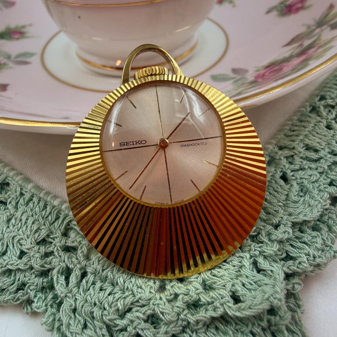 1965 Seiko Sunbeam Pendant Watch: 17 Jewels ASGP; Mechanical Wind-up - Etsy