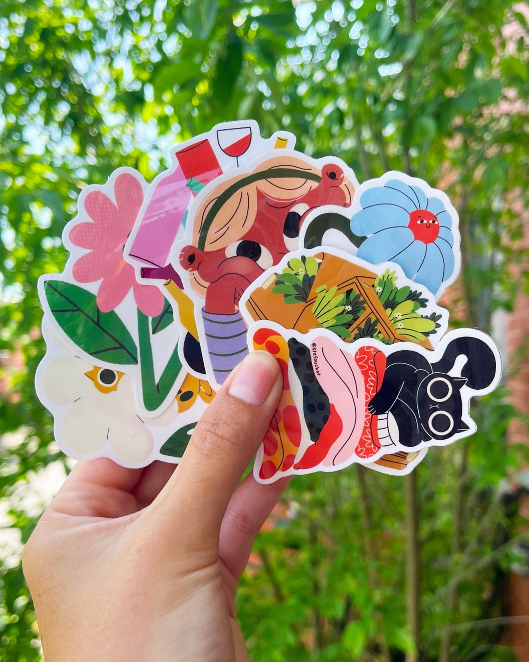 Vinyl Sticker Egg Breakfast Sticker Food Sticker Funny Sticker Planner ...