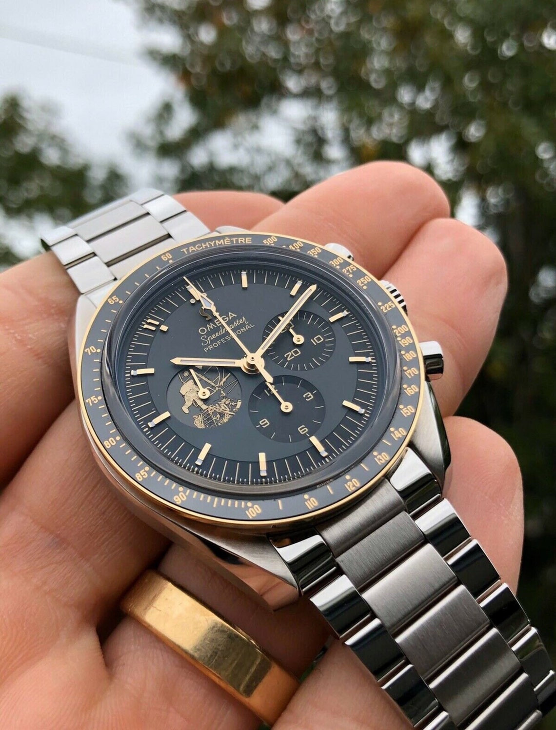 Omega Speedmaster Moonwatch Anniversary Limited Chronograph Automatic ...