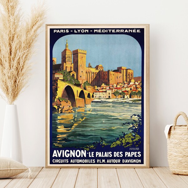 Avignon Vintage Poster - Etsy