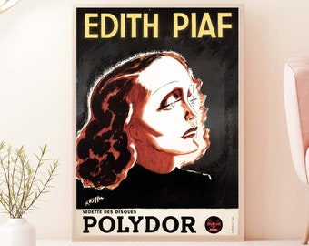 Edith Piaf Poster - Etsy