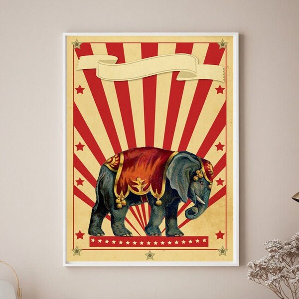 Circus Poster - Etsy