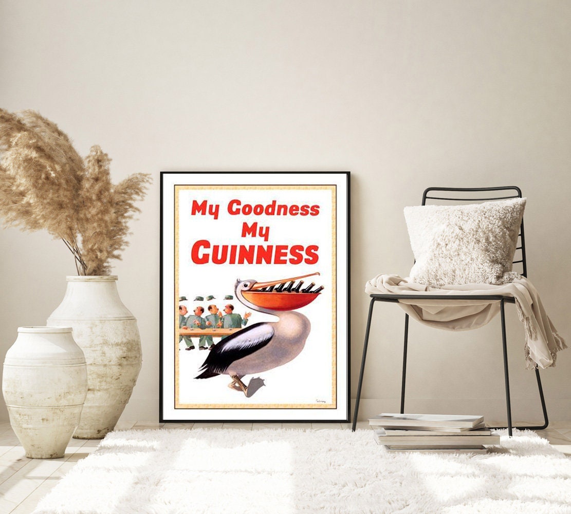 Guinness poster my goodness my Guiness Beer Beer poster | Etsy