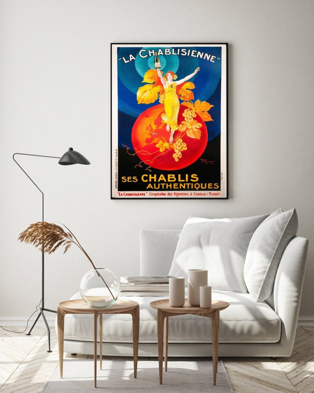 Chablis Poster of Chablis Its Authentic Chablis Vintage - Etsy