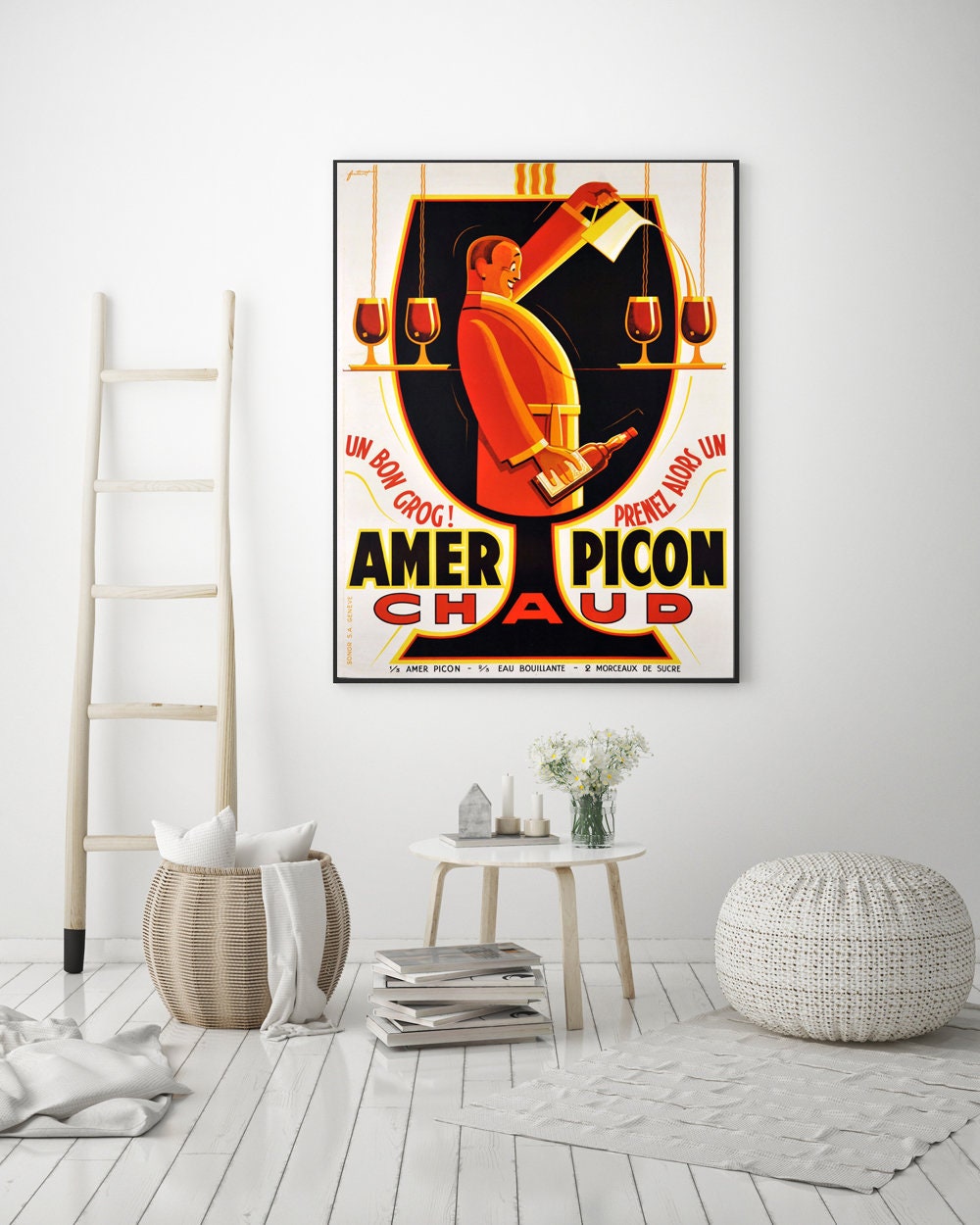 Picon Poster A Good Grog Then Grab a Hot Amer Picon 1938 - Etsy