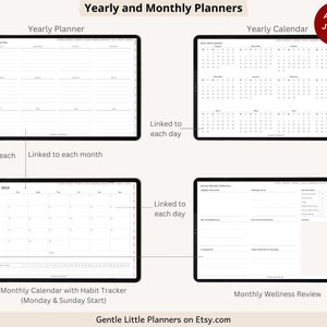 2023 2024 Digital Student Planner Mid Year Academic Planner - Etsy