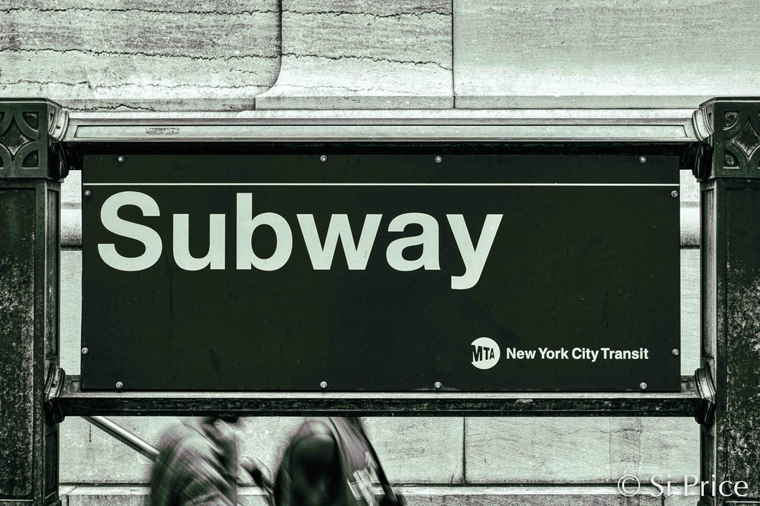 New York City Subway Limited Edition Black & White Photographic Art ...