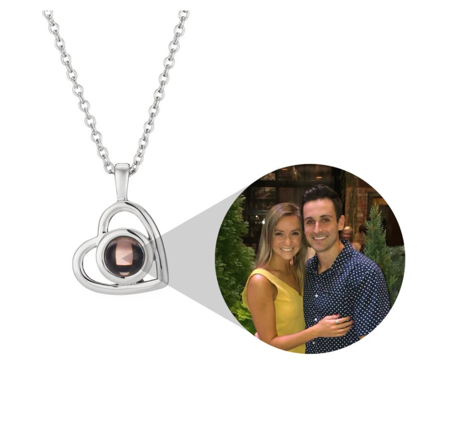 Personalized Photo Necklace Picture Necklace Personalized Gift | Etsy