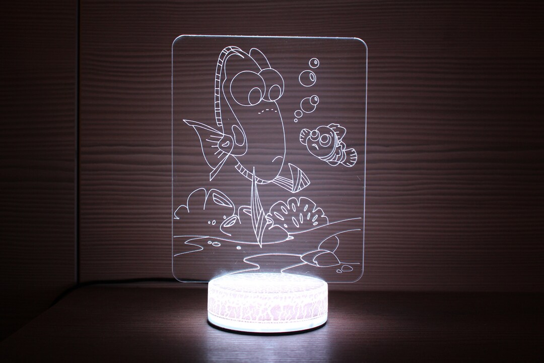 Dory Fish Finding Nemo Pixar Dory Costume 3D Night Lamp Night Light ...
