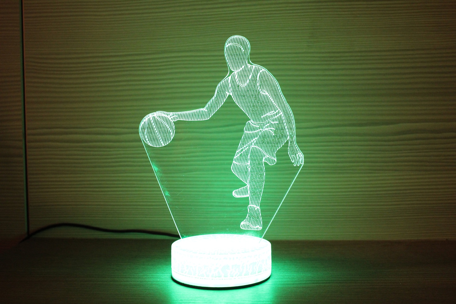 Basketball Player Gifts Basketball Decor 3D Night Lamp Night - Etsy