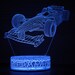 Formula 1 Vintage 3D Night Lamp Night Light Home Decor Illusion LED ...
