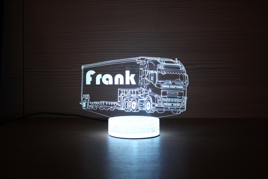 Volvo FH4 Volvo Truck Volvo Lamp 3D Night Lamp 3D Night Light - Etsy