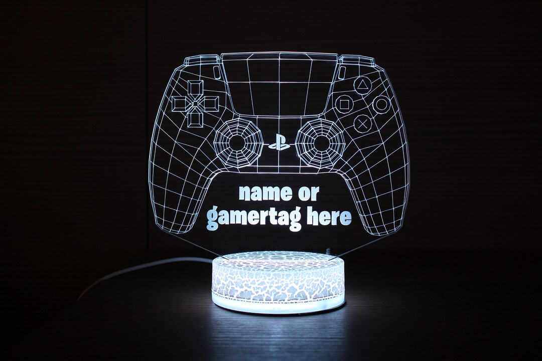 Play Station 5 PS5 Gamertag Gaming Gift PS4 PS3 Playstation Light Game play-station-5-ps5-gamertag-gaming-gift-ps4-ps3-playstation-light-game