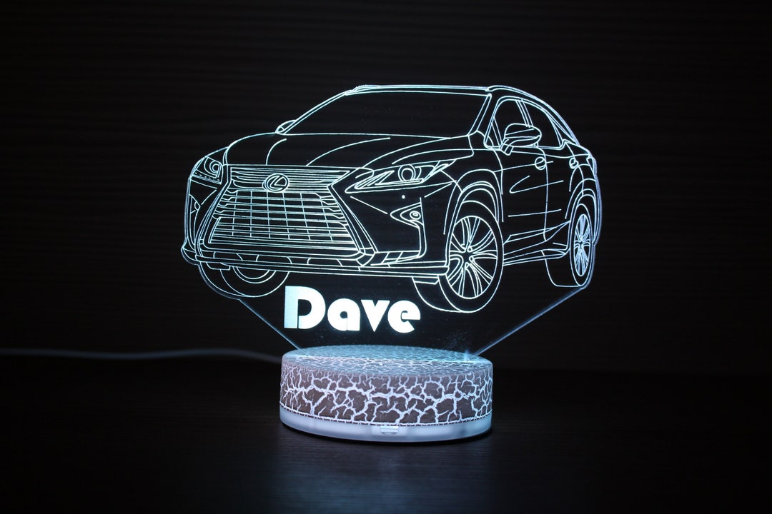 Lexus RX 350 2018 Lexus Night Light Lexus 3D Model RX 350 Night Lamp ...