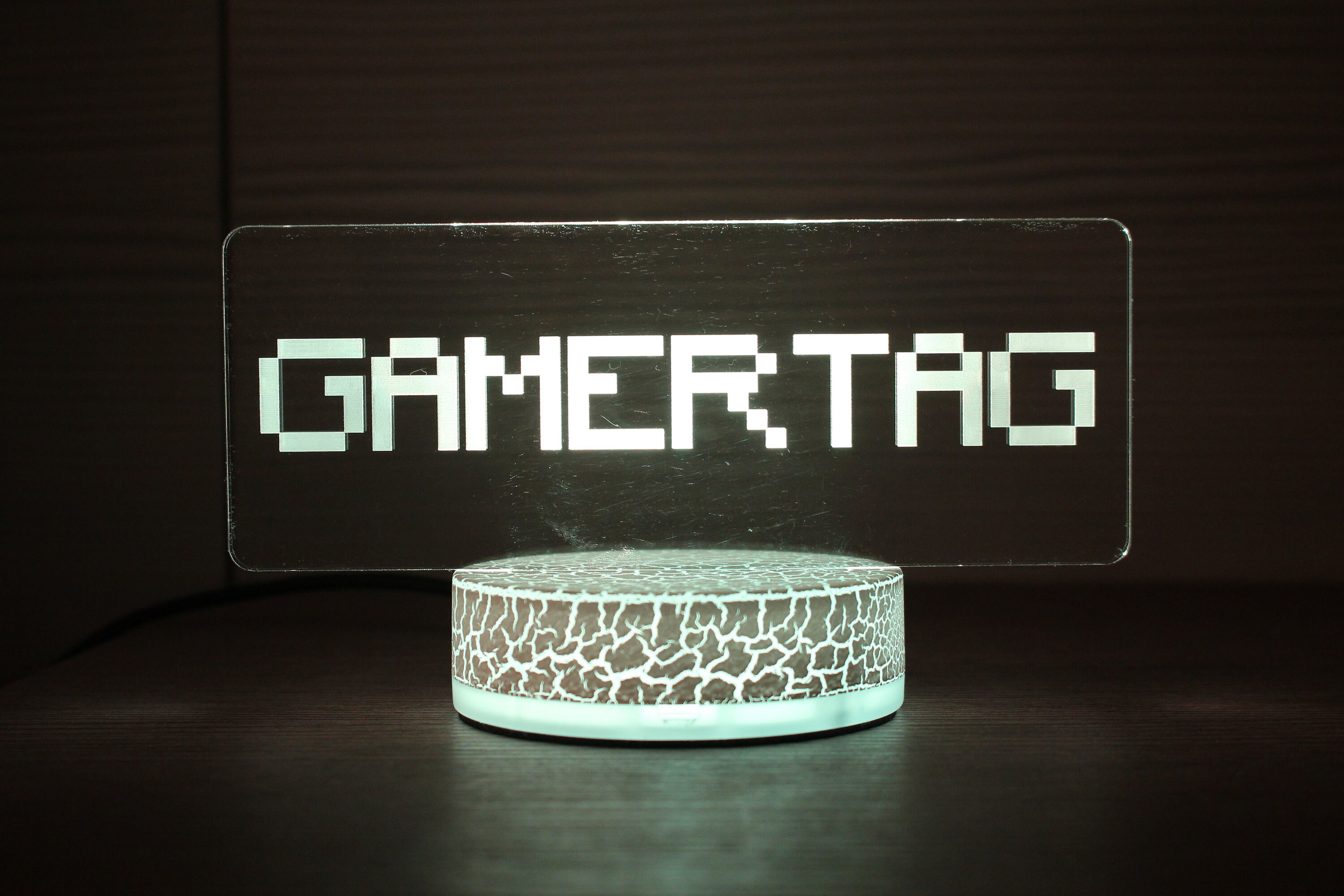 Streamer Gift Gamertag Streaming Personalized Night Light - Etsy