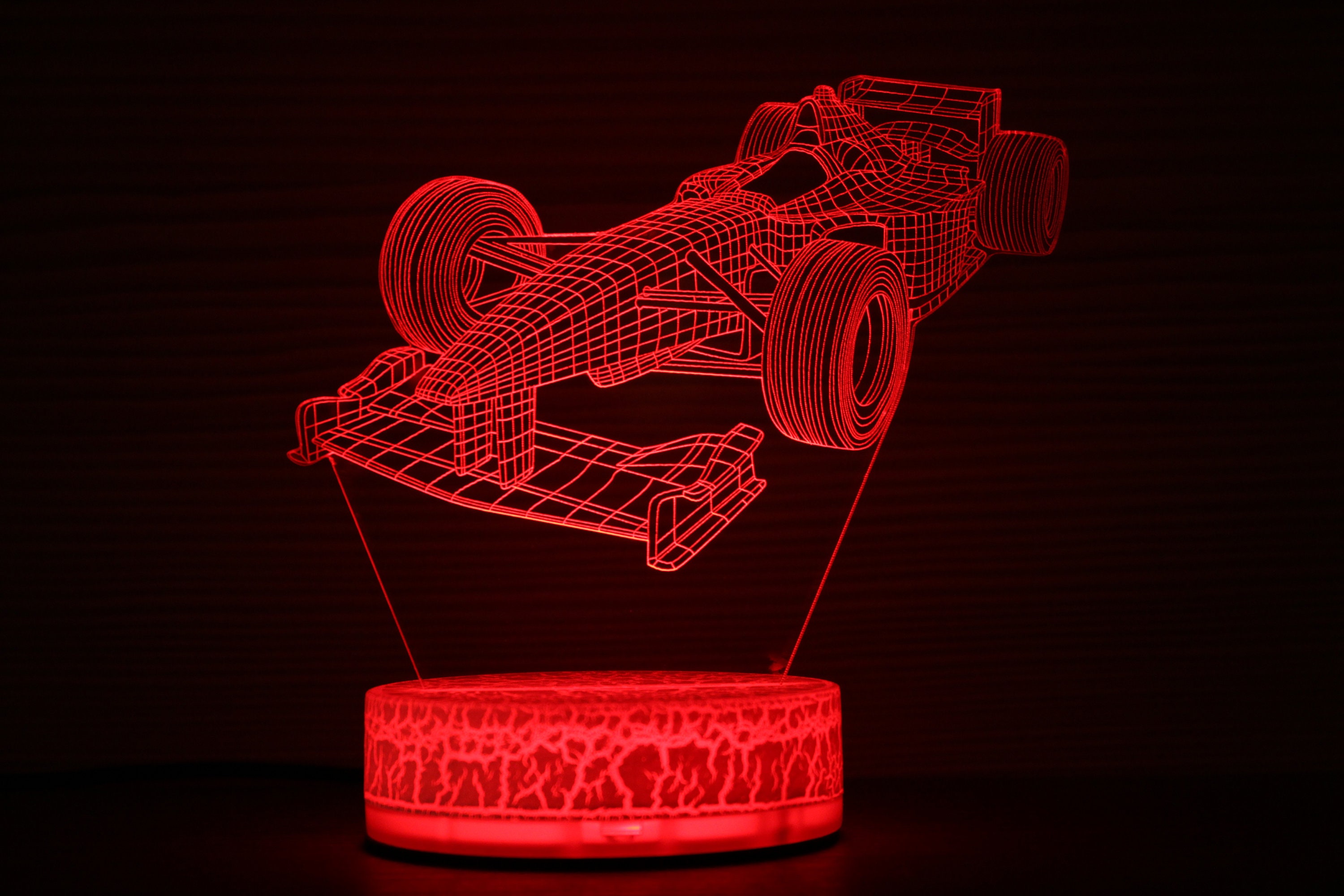 Formula 1 Vintage 3D Night Lamp Night Light Home Decor - Etsy